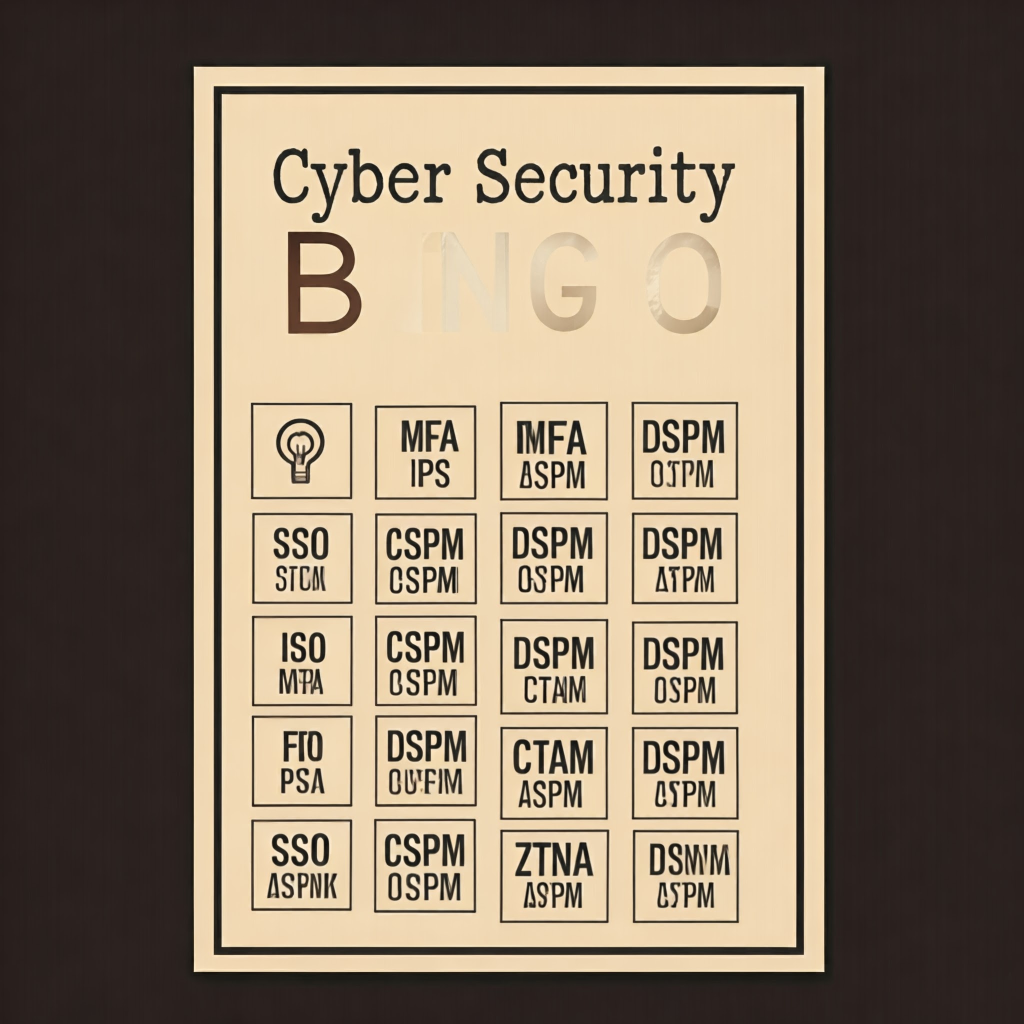 Are you playing the security tools BINGO?